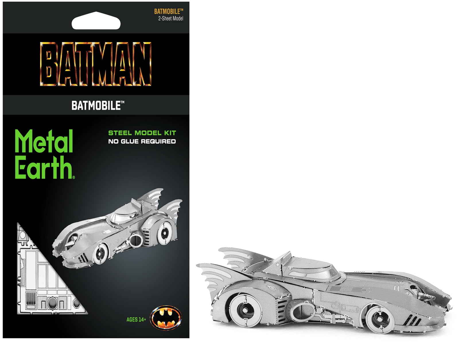 Model Kit 1989 Batmobile "Batman" (1989) Movie (Challenging Difficulty ...