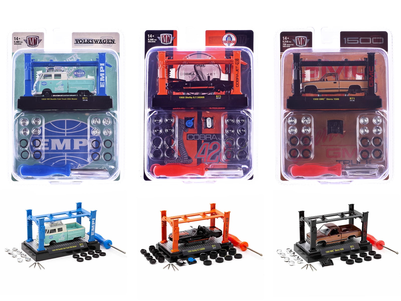 Model Kit 3 piece Car Set Release 71 Limited Edition to 9000 pieces ...