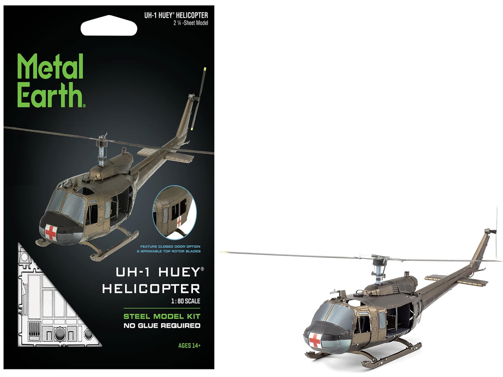 Model Kit Bell UH-1 Iroquois Helicopter "Huey" United States Army ...