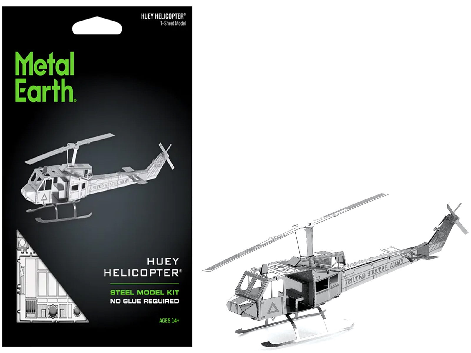 Model Kit Bell UH-1 Iroquois "Huey" Helicopter "United States Army ...