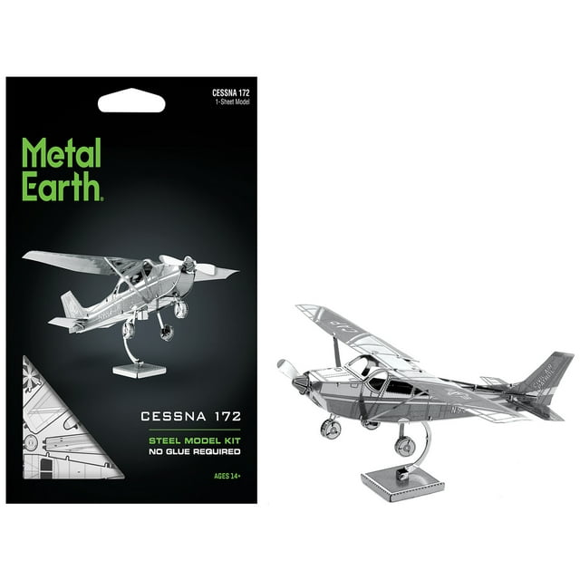 Model Kit Cessna 172 Skyhawk Aircraft (Moderate Difficulty) Steel Model ...