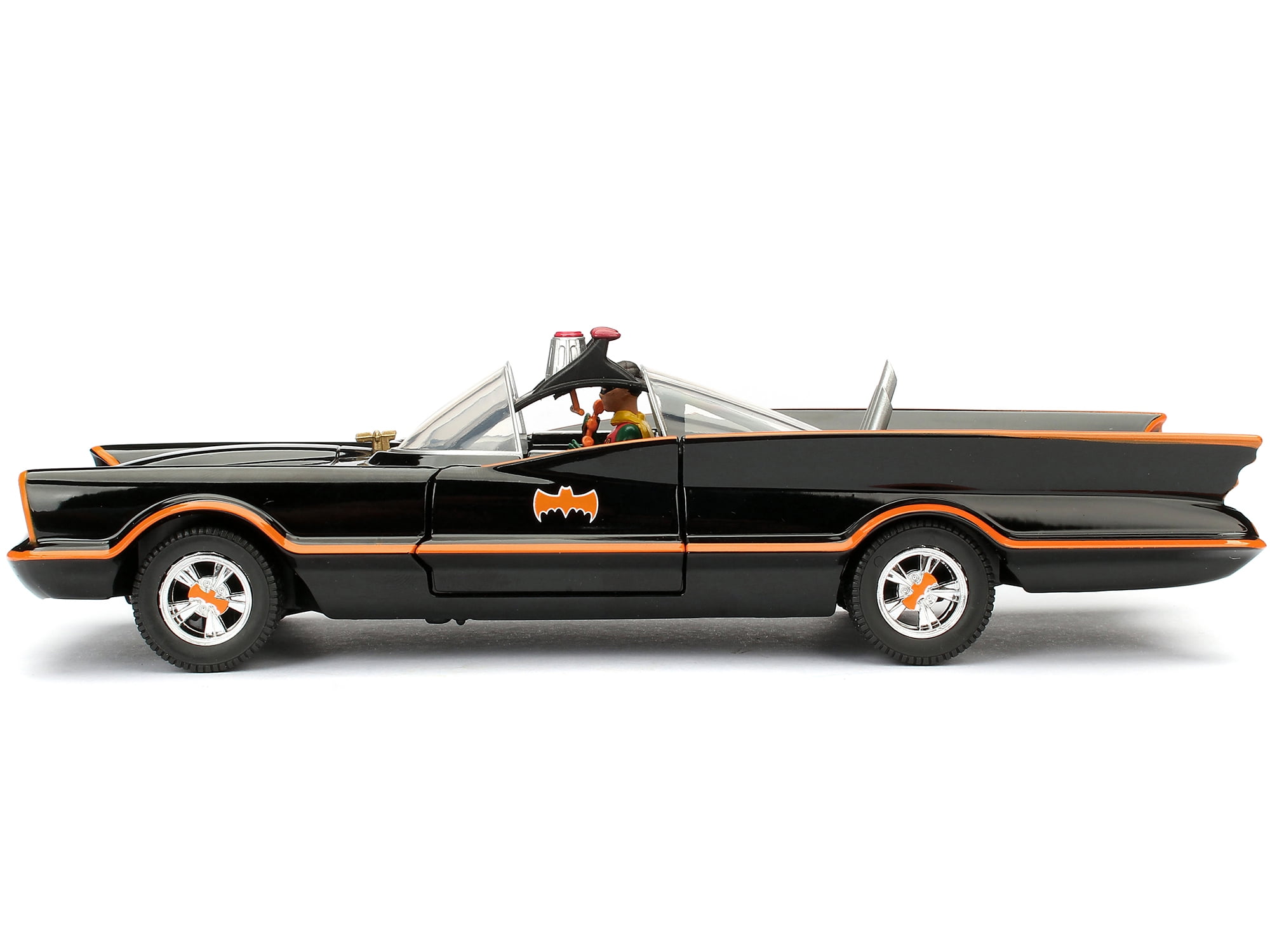 Model Kit Classic Batmobile Black with Batman Diecast Figure "Batman ...