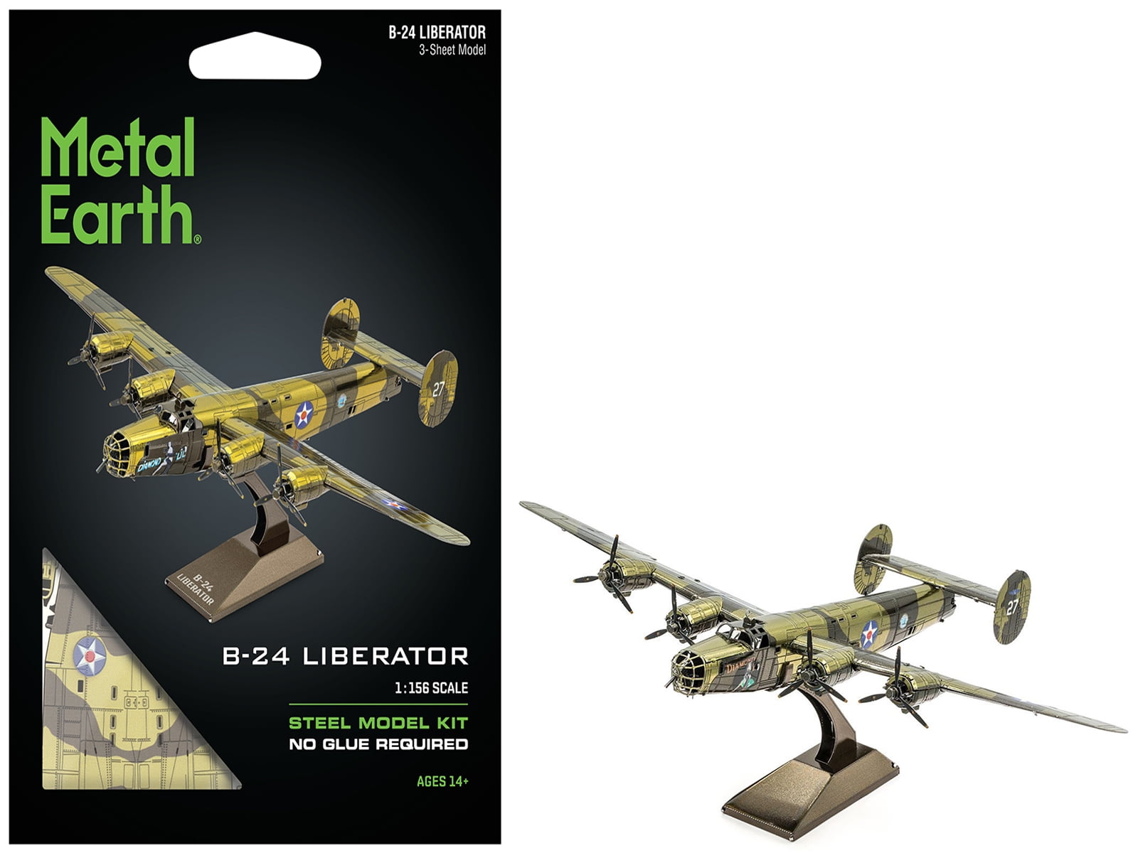 Model Kit Consolidated B-24 Liberator Bomber Aircraft "Diamond Lil ...
