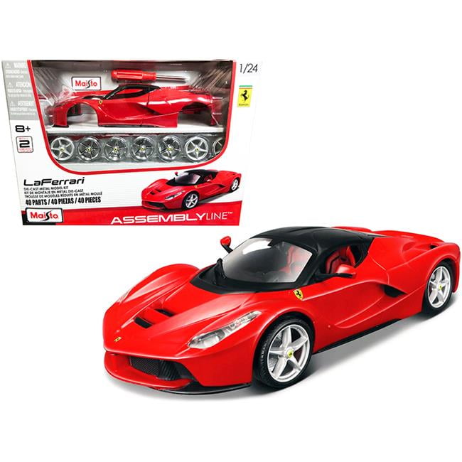 Model Kit Ferrari LaFerrari Red with Black Top (Skill 2) \Assembly Line ...