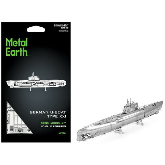 Model Kit German U-Boat Type XXI Submarine (Challenging Difficulty ...