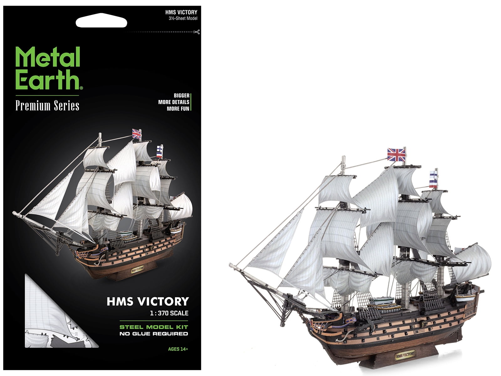 Model Kit HMS Victory British Navy Ship (Challenging Difficulty) Steel ...