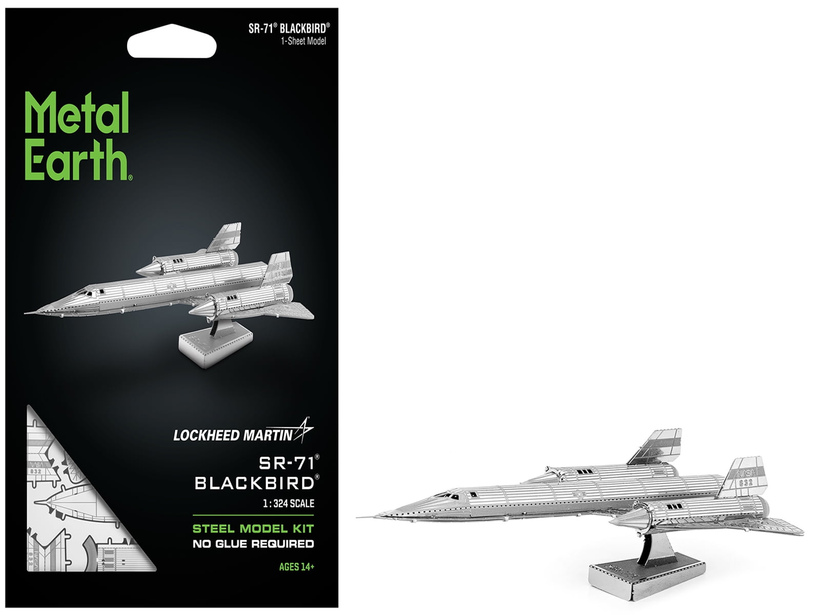 Model Kit Lockheed Martin SR-71 Blackbird Aircraft (Moderate Difficulty ...
