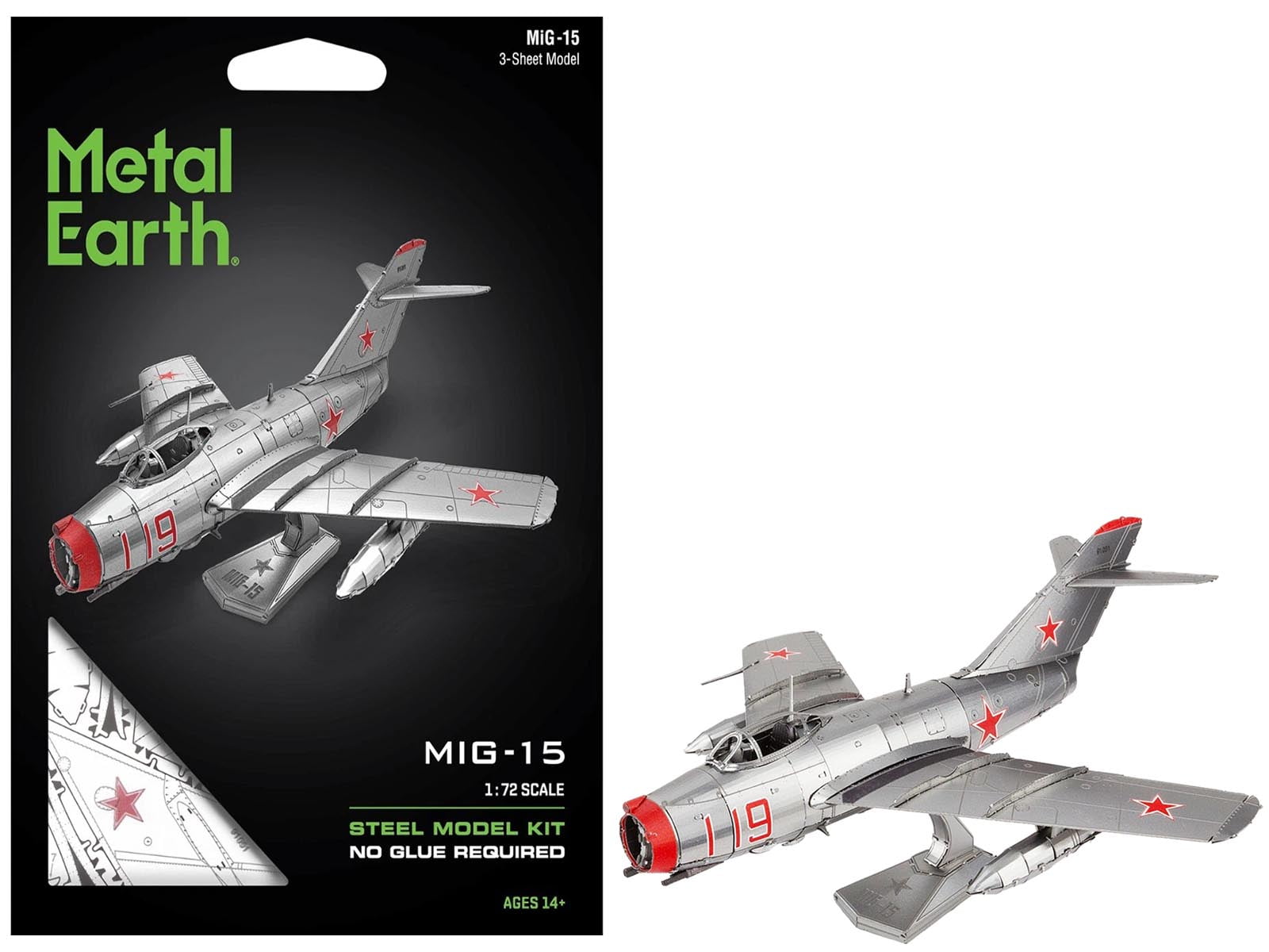 Model Kit Mikoyan-Gurevich MiG-15 Fighter Aircraft "Korean War" Soviet ...