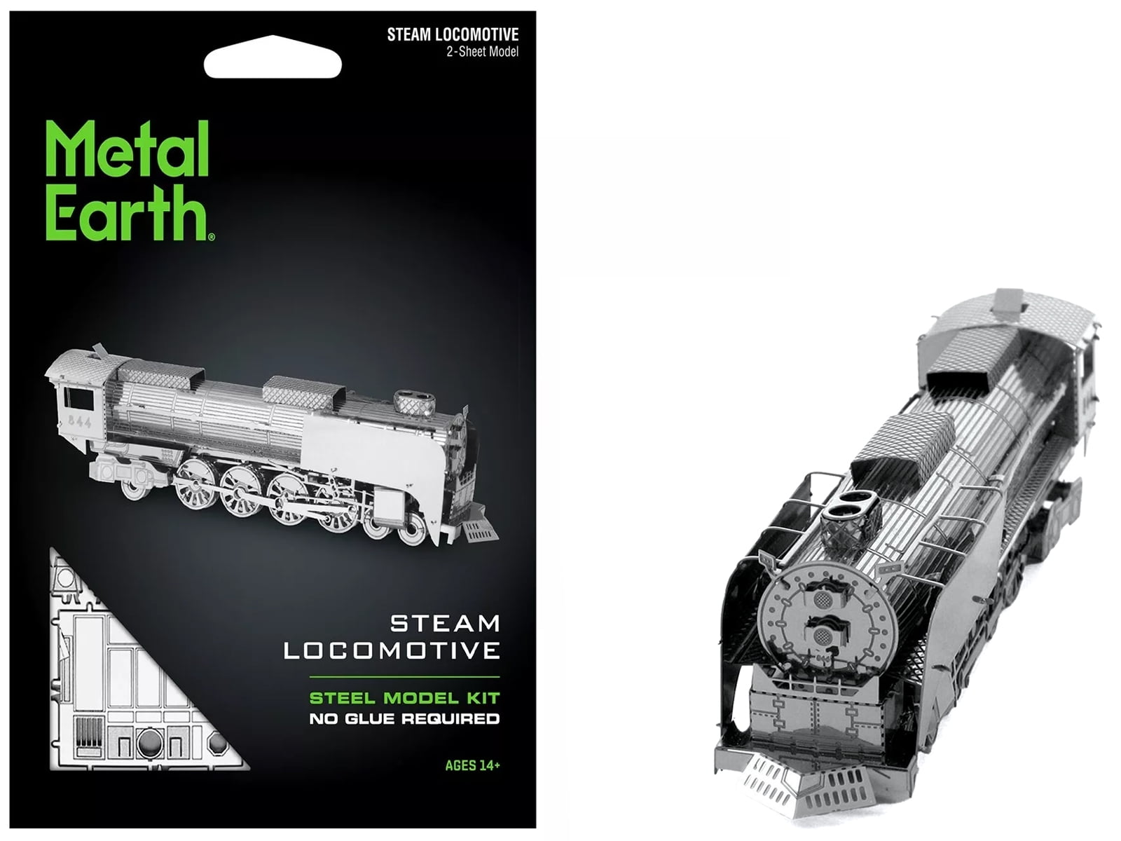 Model Kit Steam Locomotive #844 (Moderate Difficulty) Steel Model by ...