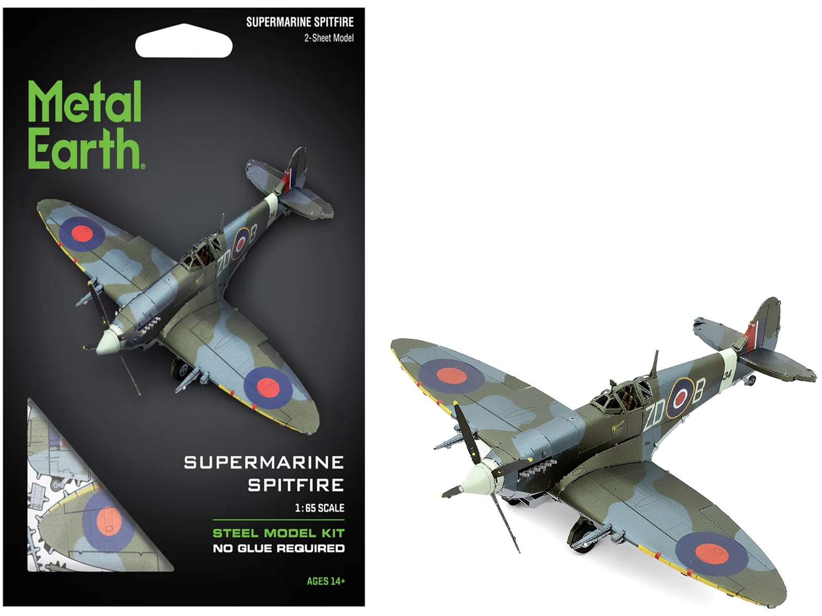 Model Kit Supermarine Spitfire Aircraft "British Royal Air Force ...