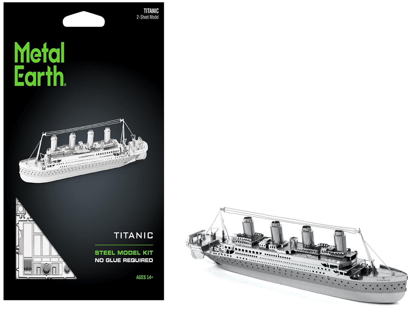 Model Kit Titanic Ship (Moderate Difficulty) Steel Model Kit by Metal ...
