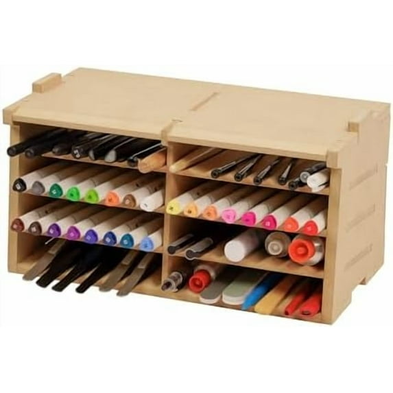 Model Kit Tool Storage Rack, Making Organizer with MDF Material, Brush ...