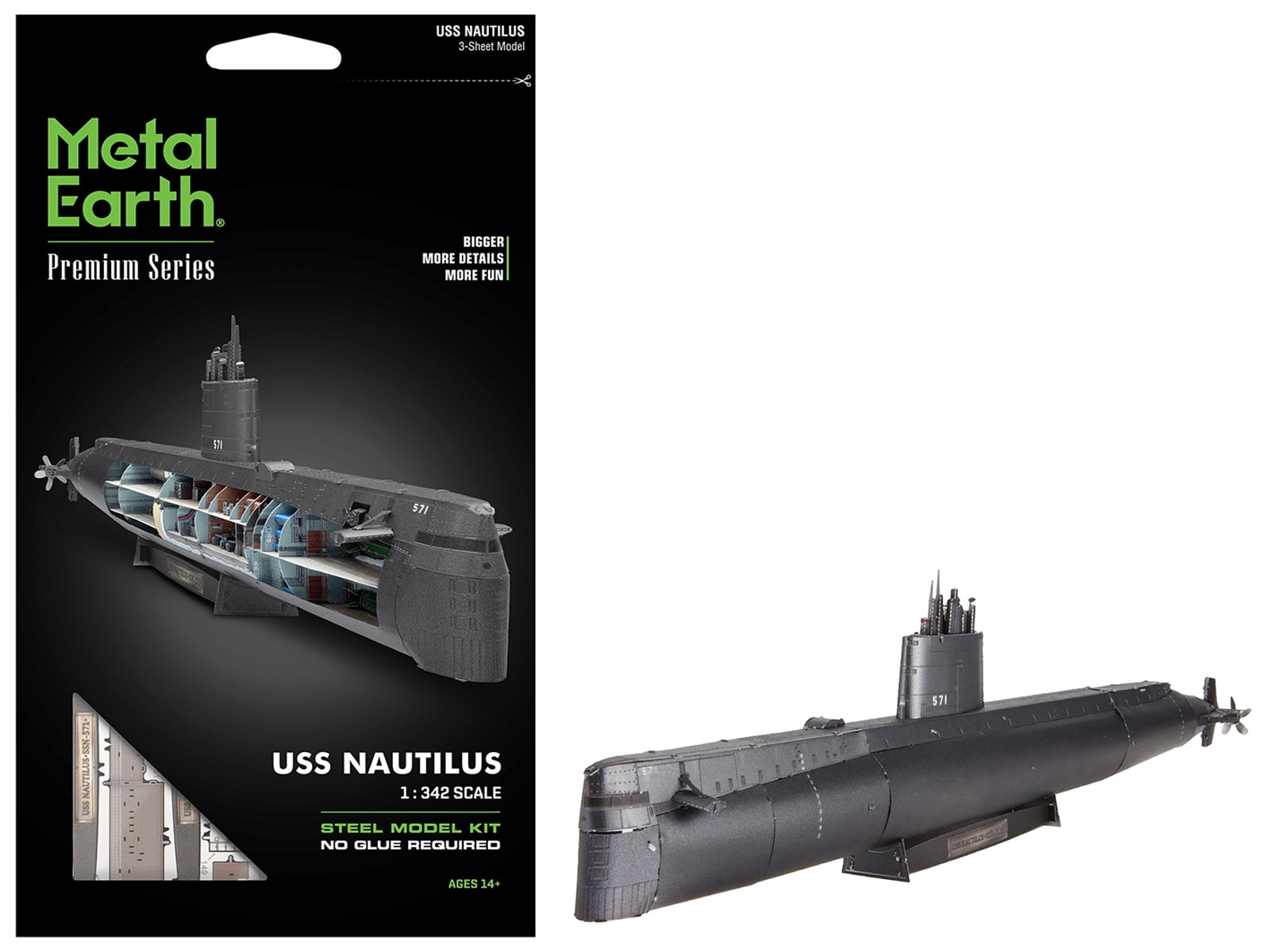 Model Kit USS Nautilus (SSN-571) Submarine "United States Navy ...