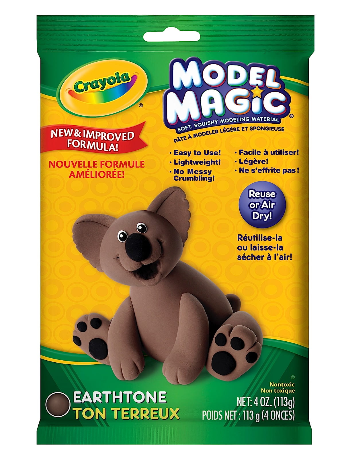 Model Magic earth tone, 4 oz., each (pack of 4) - Walmart.com
