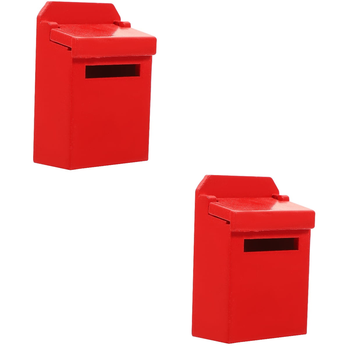 Model Miniatures Figurines House Mailbox Wooden Dollhouse Educational ...