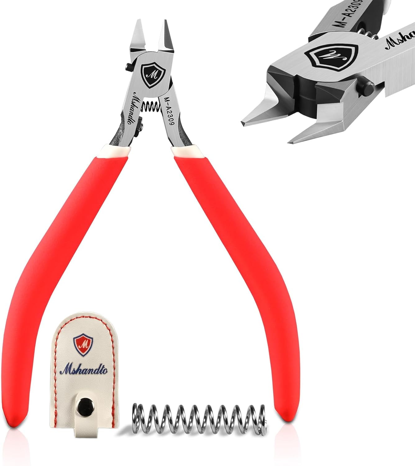 Model Nippers, 4.8" Ultra Thin Single Blade Gundam Nippers, Sprue Cutter Hobby Nippers, Model ...