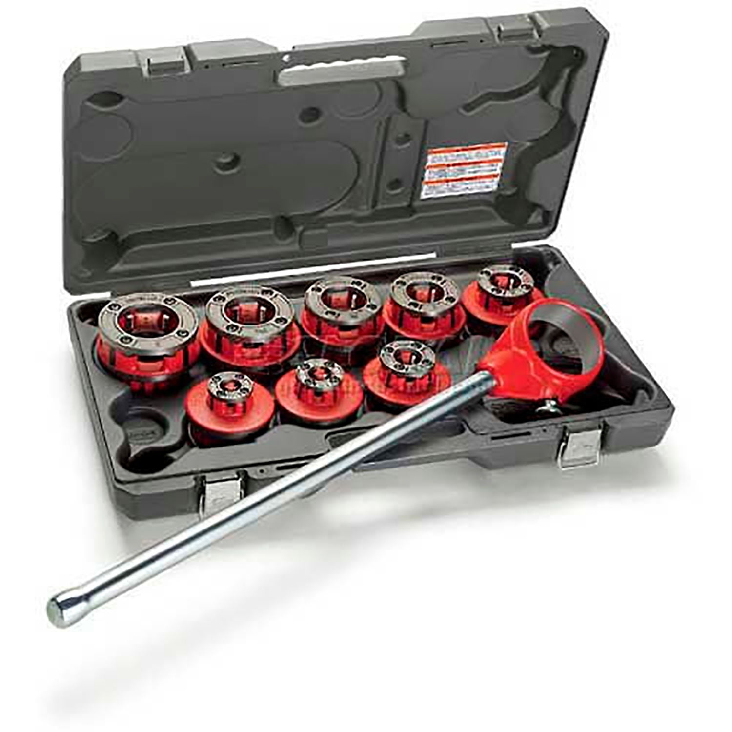 Model No. 00-R Exposed Ratchet Threader Set, NPT, 1/8"-1" Capacity ...