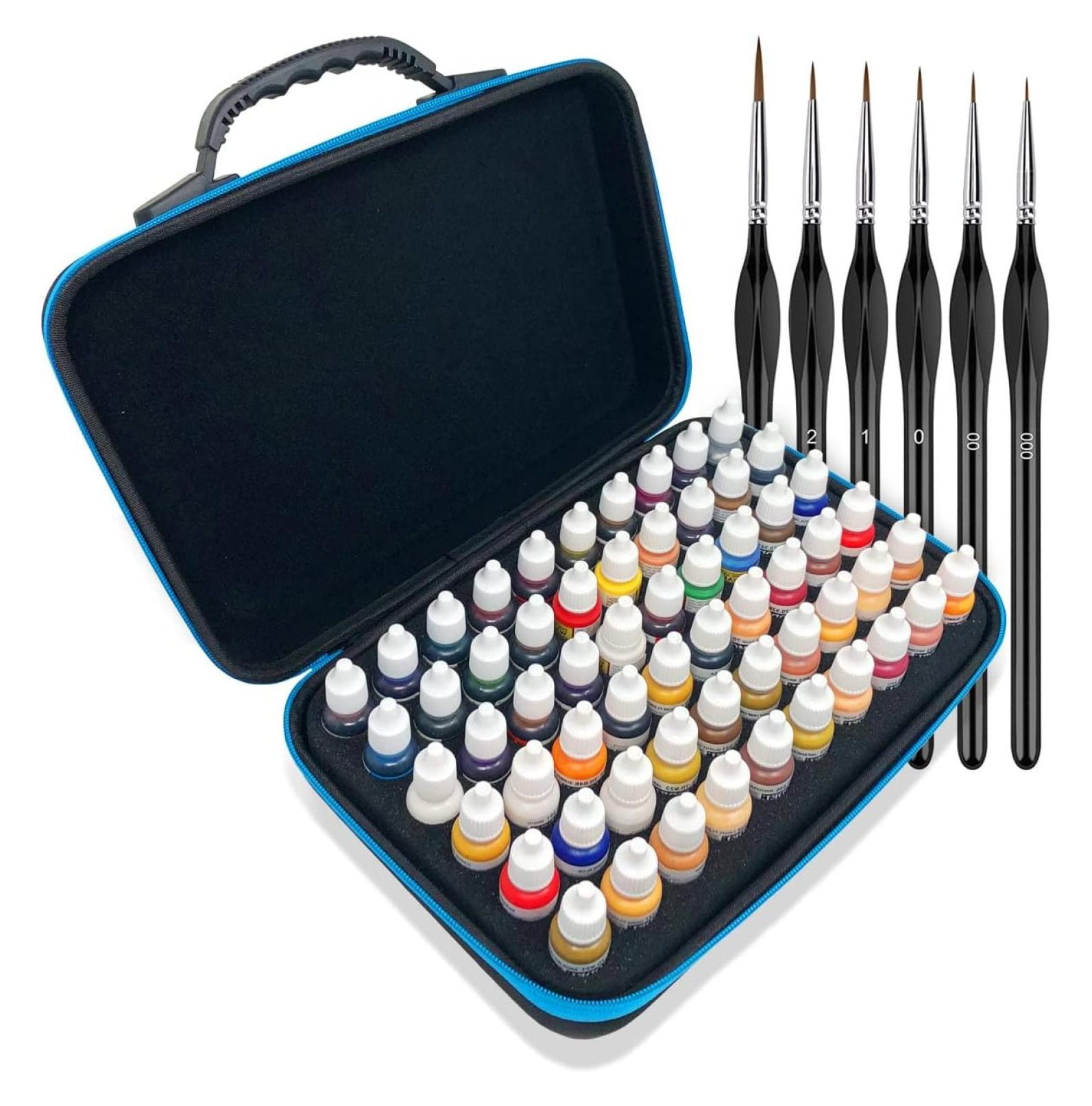 Model Paint Storage Case Acrylic Paint Organizer Holder Tray Works with ...