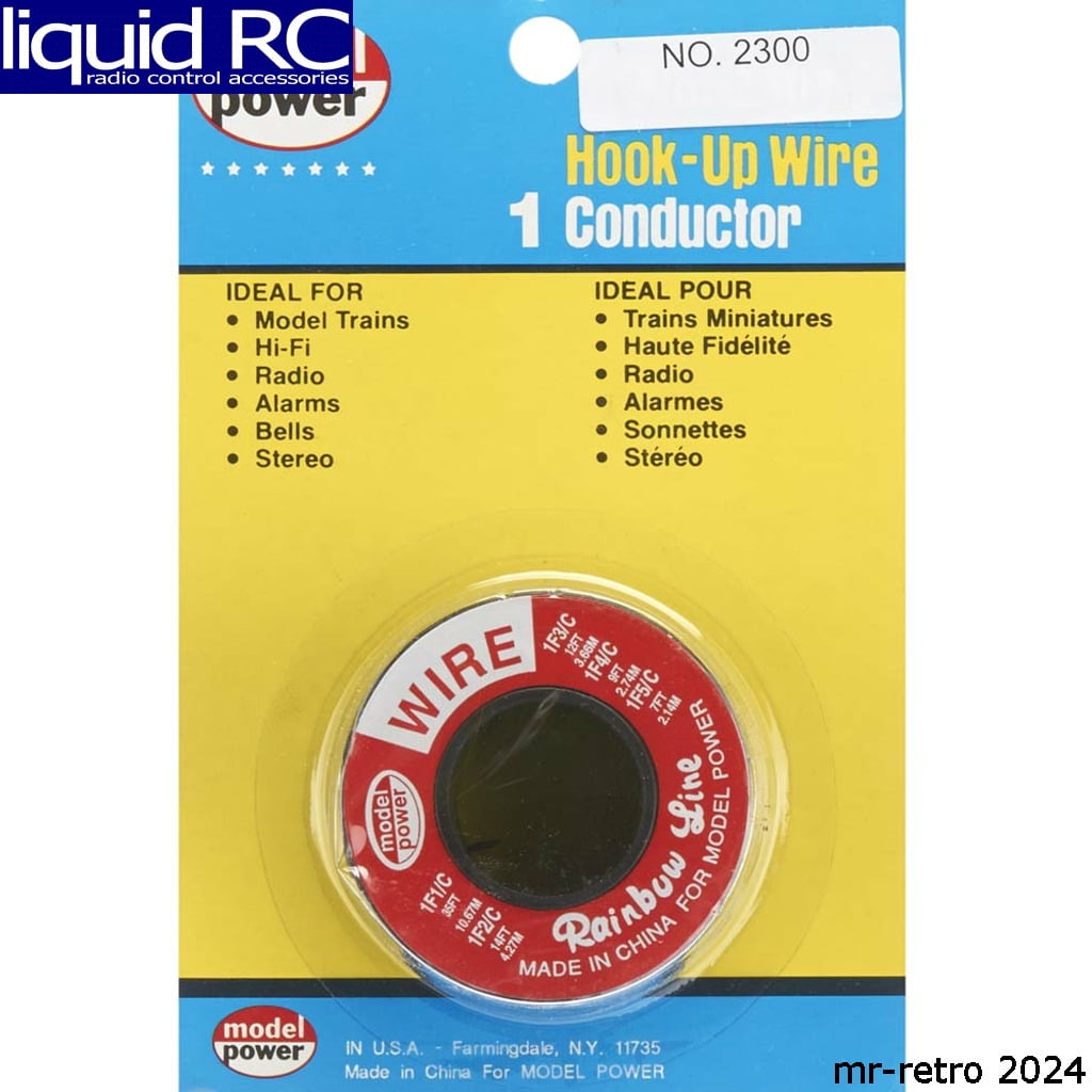 Model Power 2300 Hook-Up Wire 1 Conductor Black 35 - Walmart Business ...