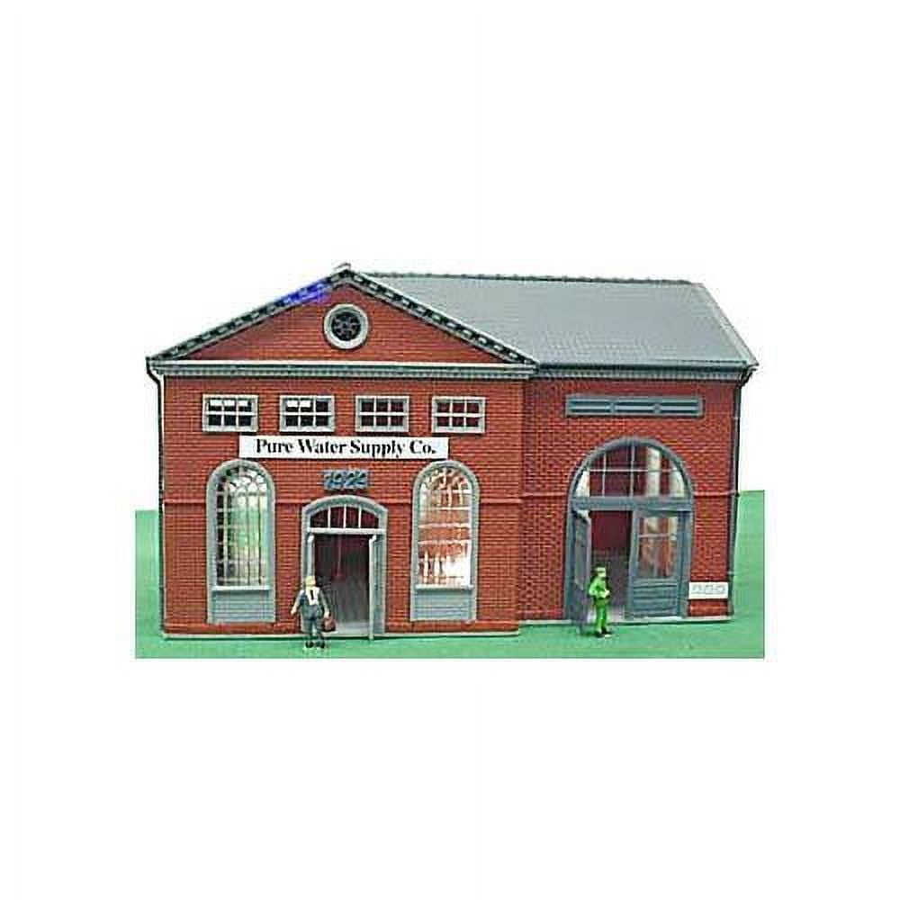 Model Power 563 HO Scale Pure Water Supply Built-Up Building - Walmart.com