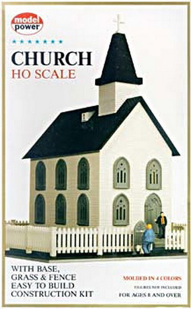 Model Power 613 HO Scale Church - Walmart.com