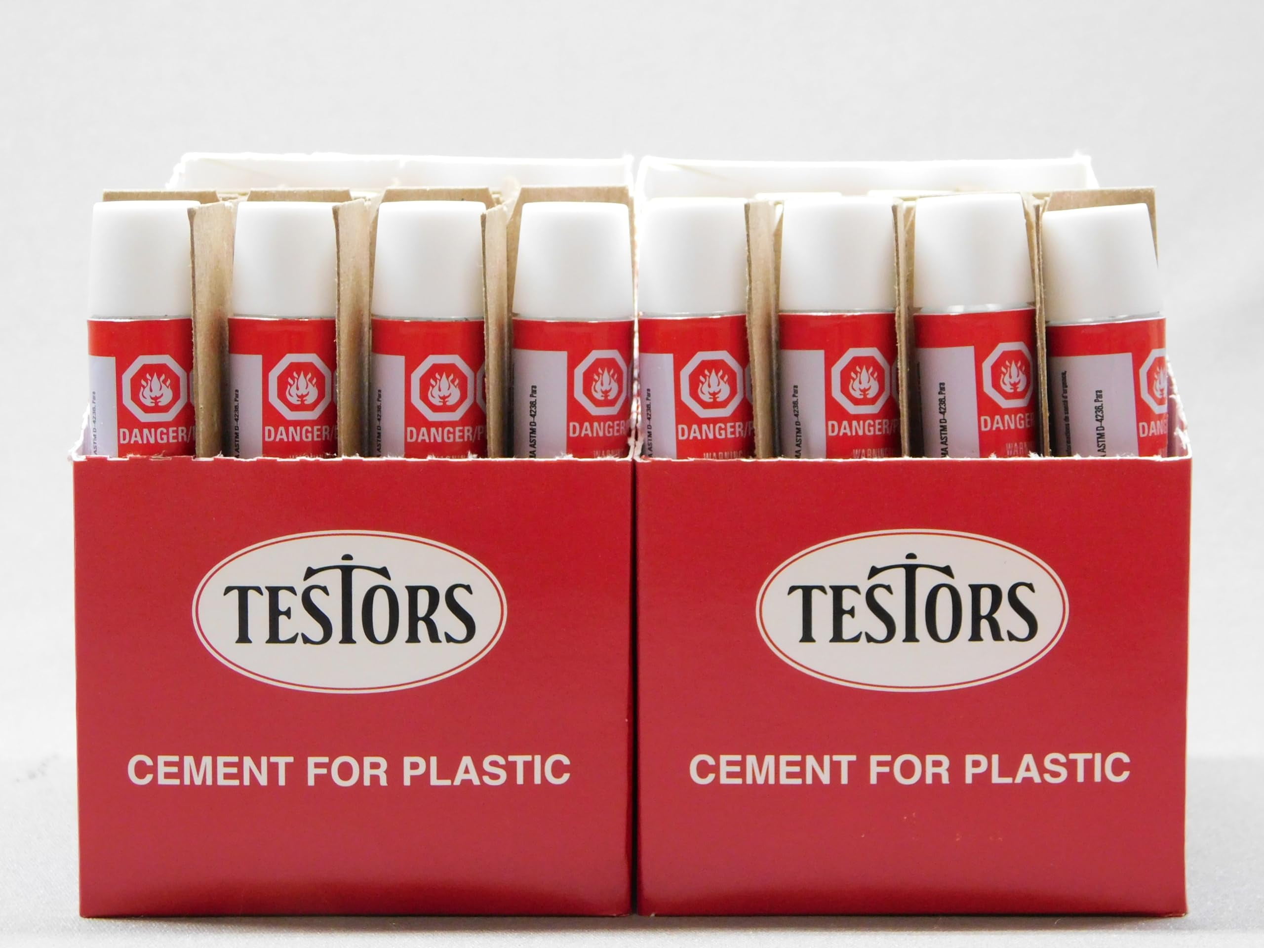 Model Power TESTORS 3501 Plastic Model Cement Full CASE of 48 5/8oz ...