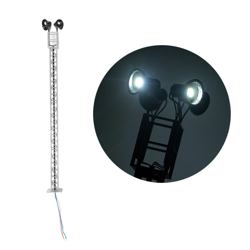 Model Railway Lamp Warm Light Railroad Post Sand-table Exercise HO ...