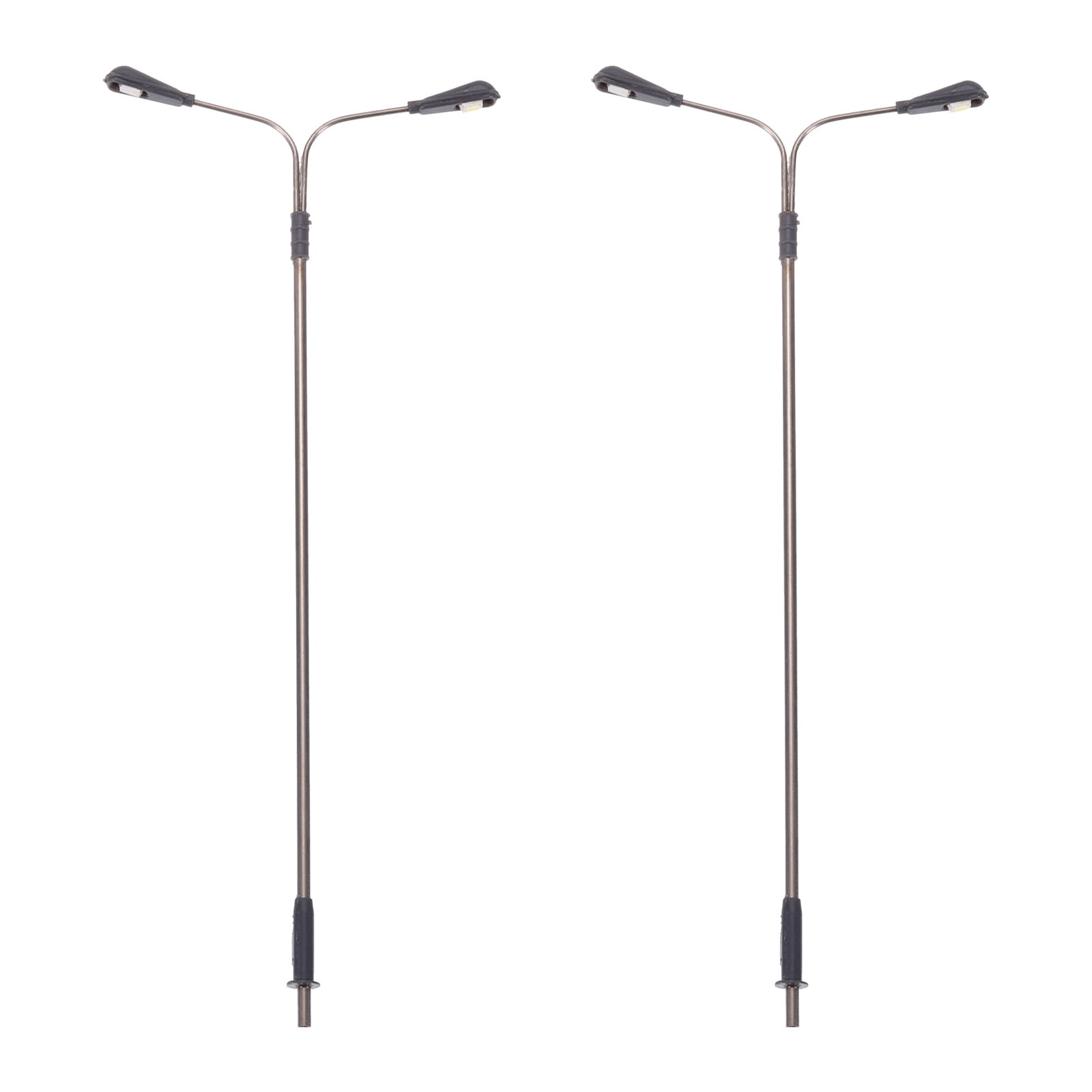 Model Railway Train Lamp Post White 1/75 Scale 15cm 5.91inch 3V 2Pack ...