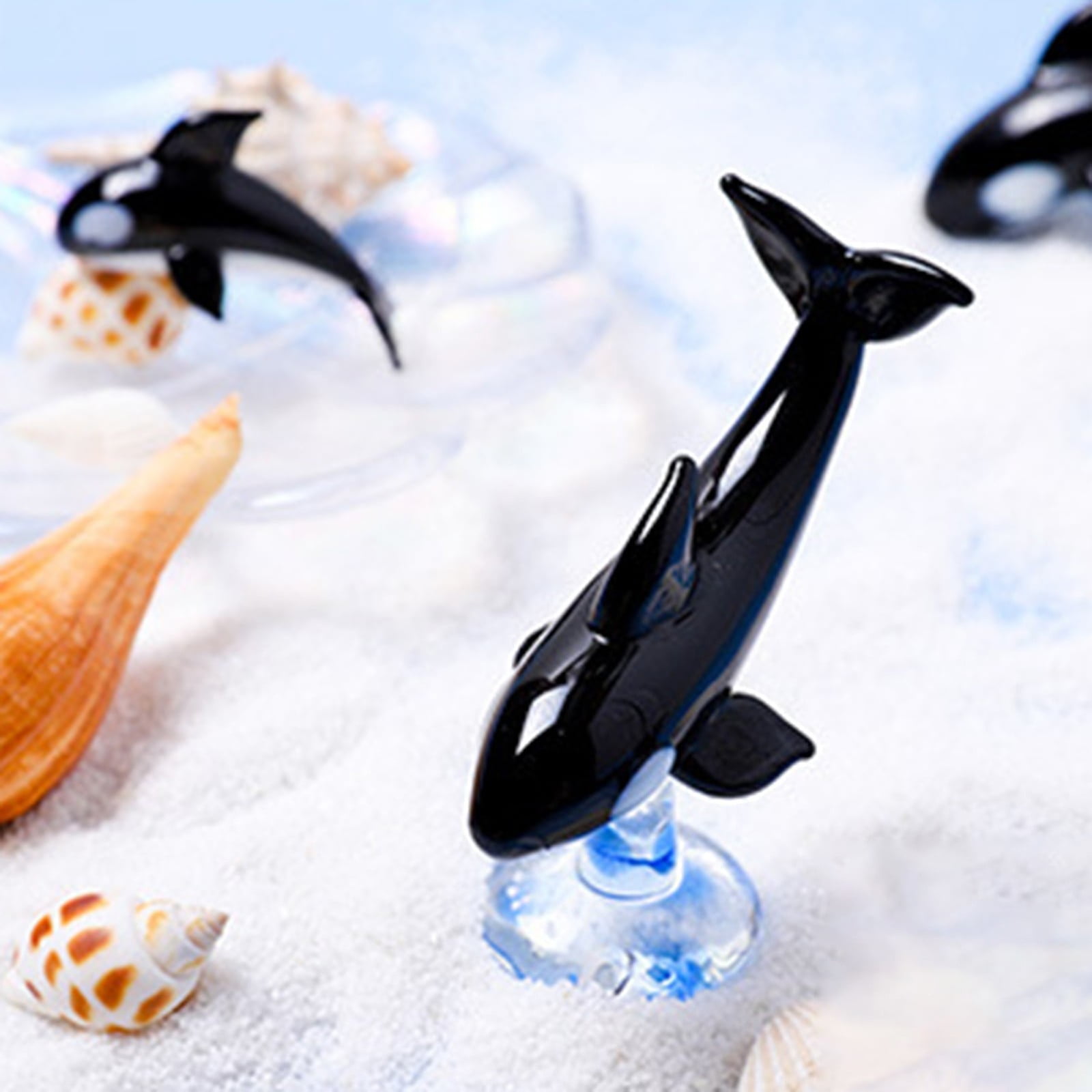 Model Realistic Mini Glass Figurines Craft Creative for Home - Walmart.com