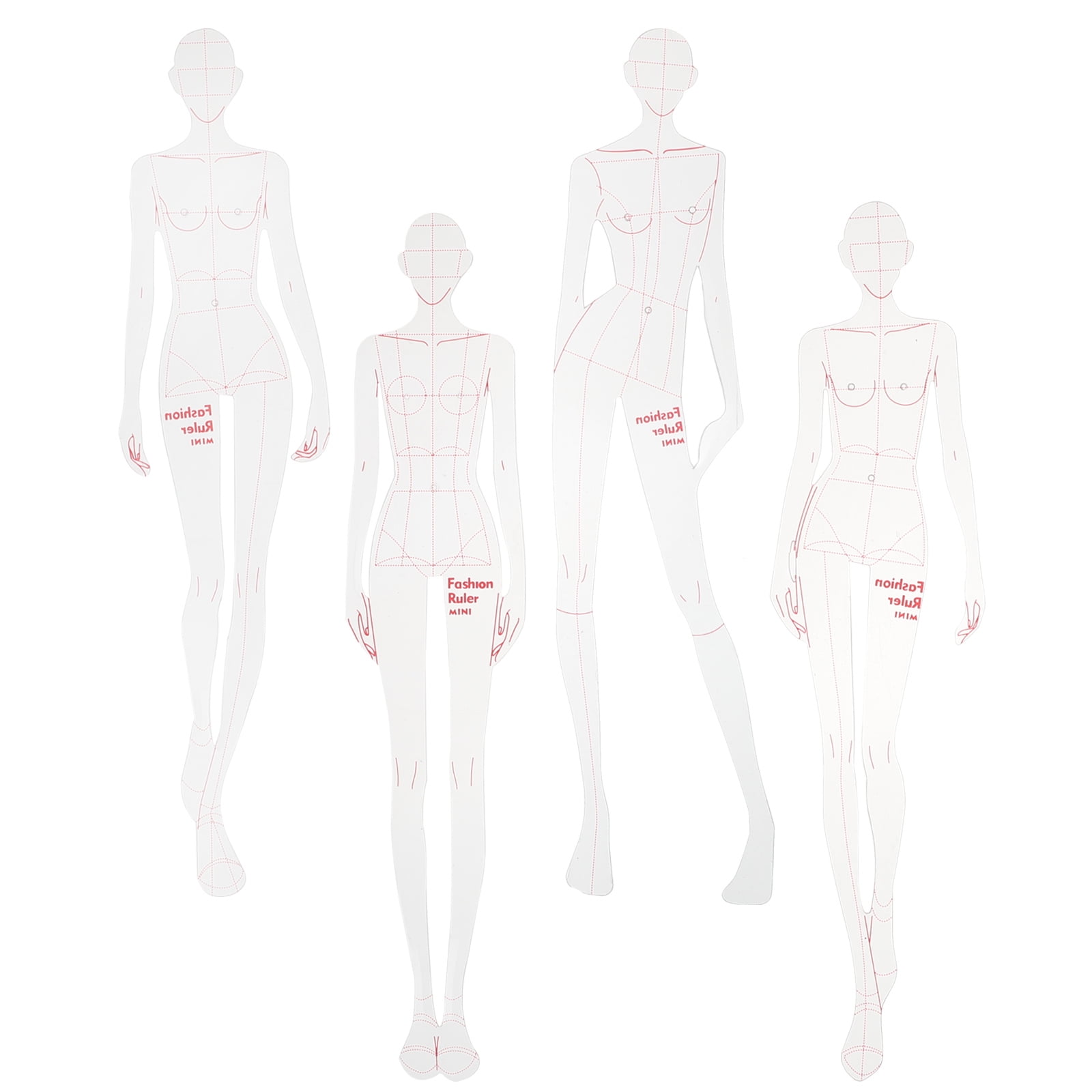 Model Ruler Dynamic Figure Fashion Design Template DIY Patchwork Sewing ... Model Ruler Dynamic Figure Fashion Design Template DIY Patchwork Sewing ...