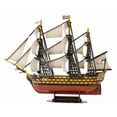 Model Ship Kit - HMS Victory Battleship. Papercraft 3D Puzzle - Walmart.com