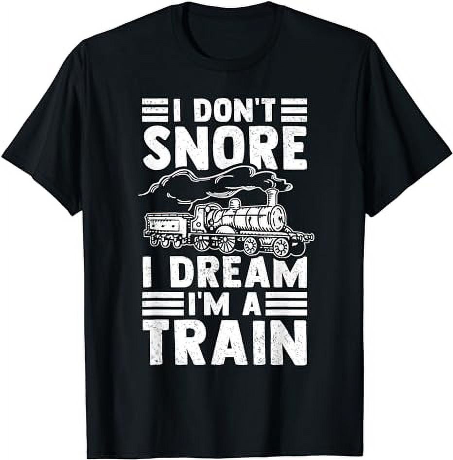 Model Train Engineer Steam Locomotive Railway T-Shirt - Walmart.com
