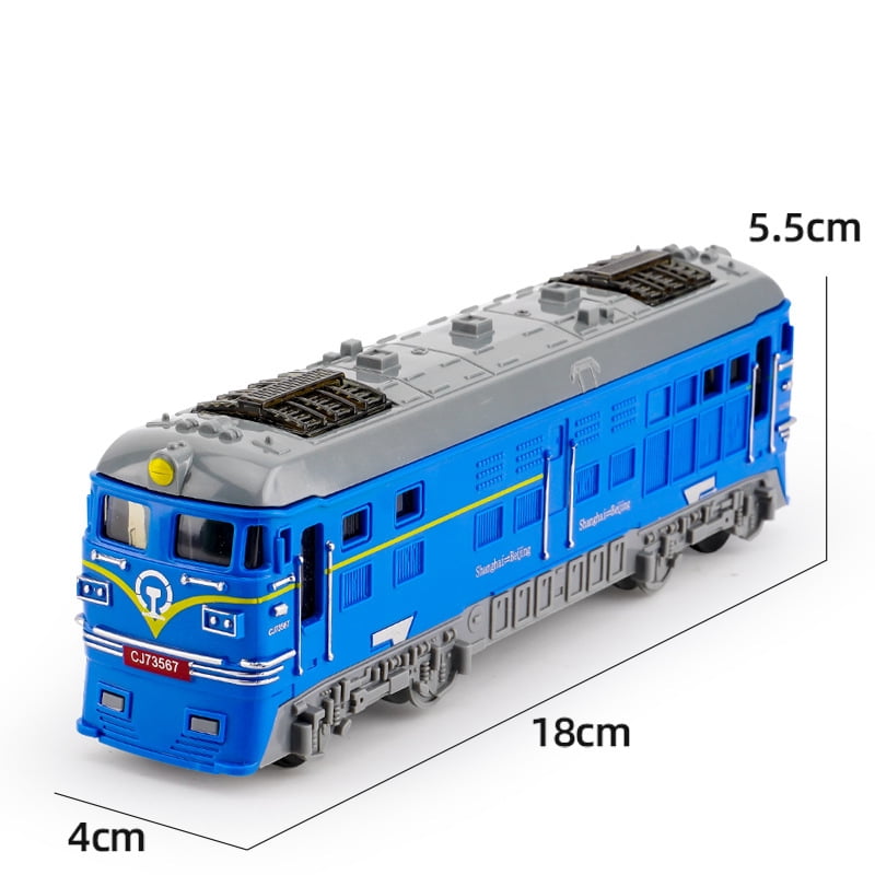 Model Train Inertia Car Toy, Kids Toys Rail Diecast Vehicle Toy Models ...