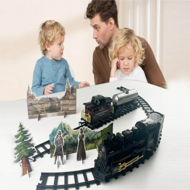 Model Train Set for Boys Remote Control Alloy Electric Train with ...