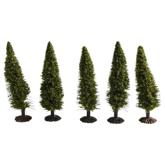 Model Trees Miniature Trees Christmas Village Trees for Scenics 15 Pcs ...