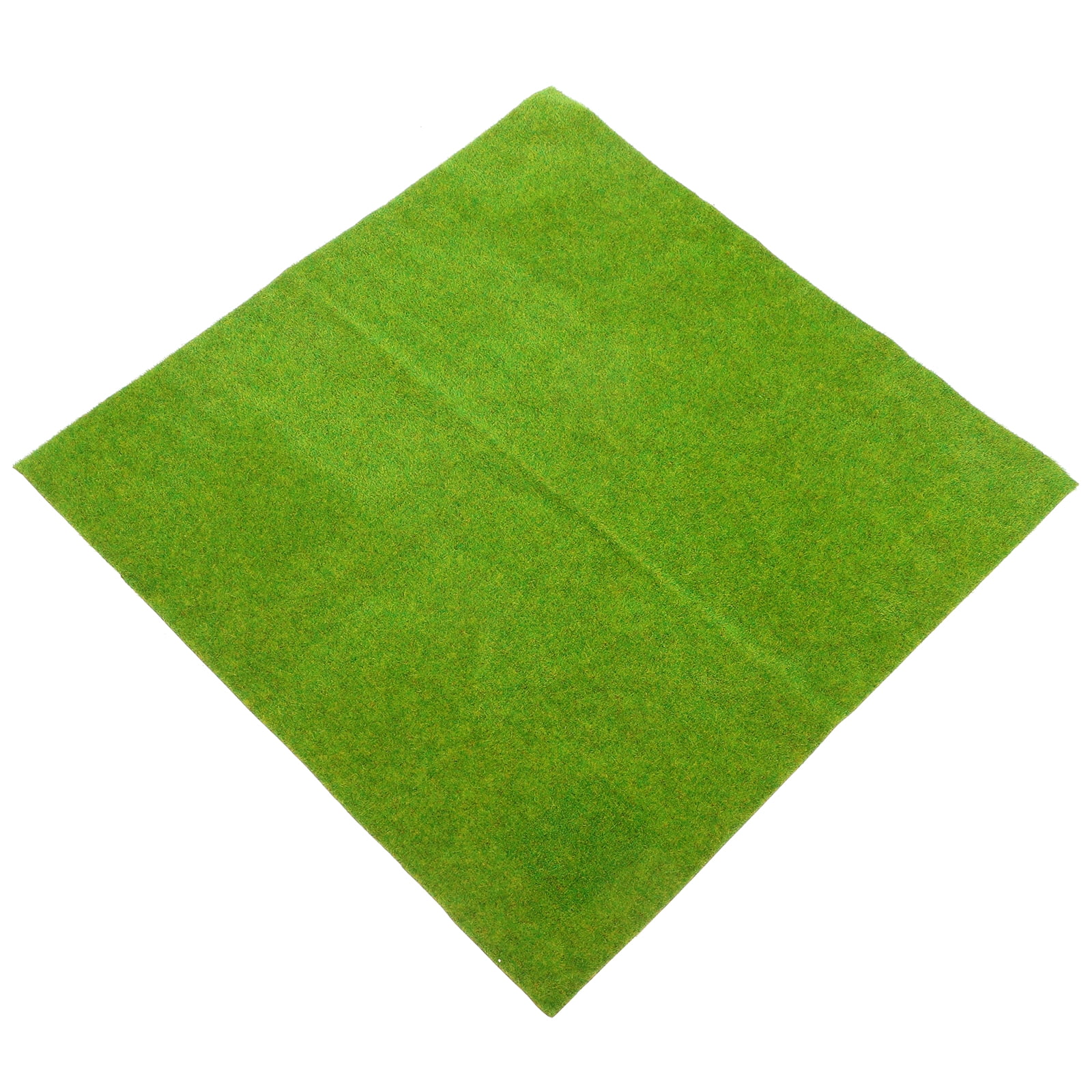 FUEENIRVA Plastic Artificial Turf Green Mat for Construction Model Lawn ...