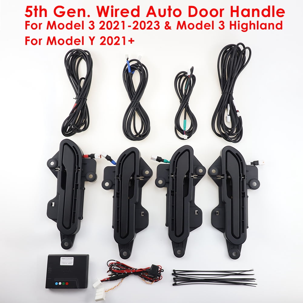 Model Y Electric Smart Auto LED Door Handle Auto Presenting Door Handle ...