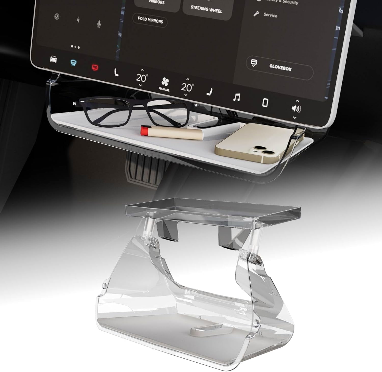 Model Y Juniper Under Screen Storage Organizer 2025-2026/Model 3 ...