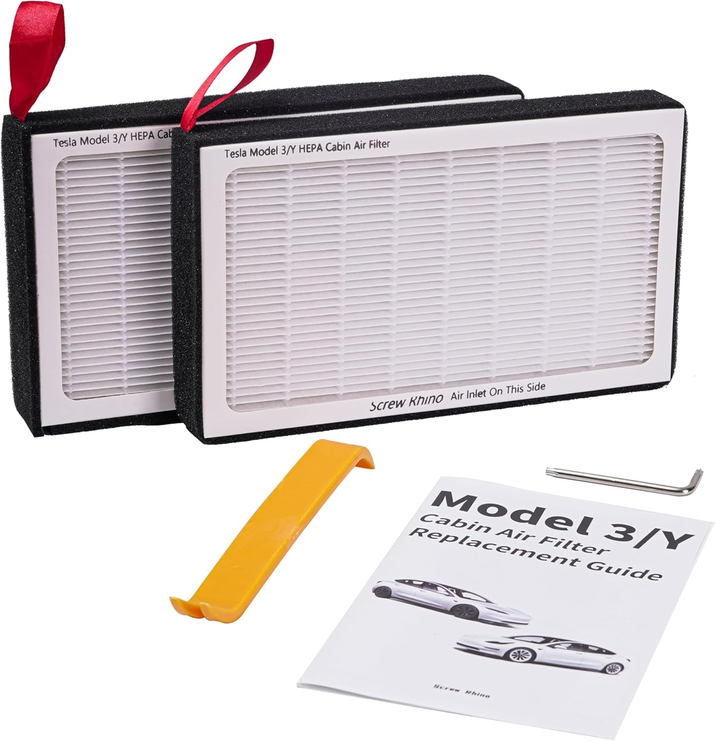 Model Y Model 3 Cabin Air Filter HEPA 2 Pack with Activated Carbon ...