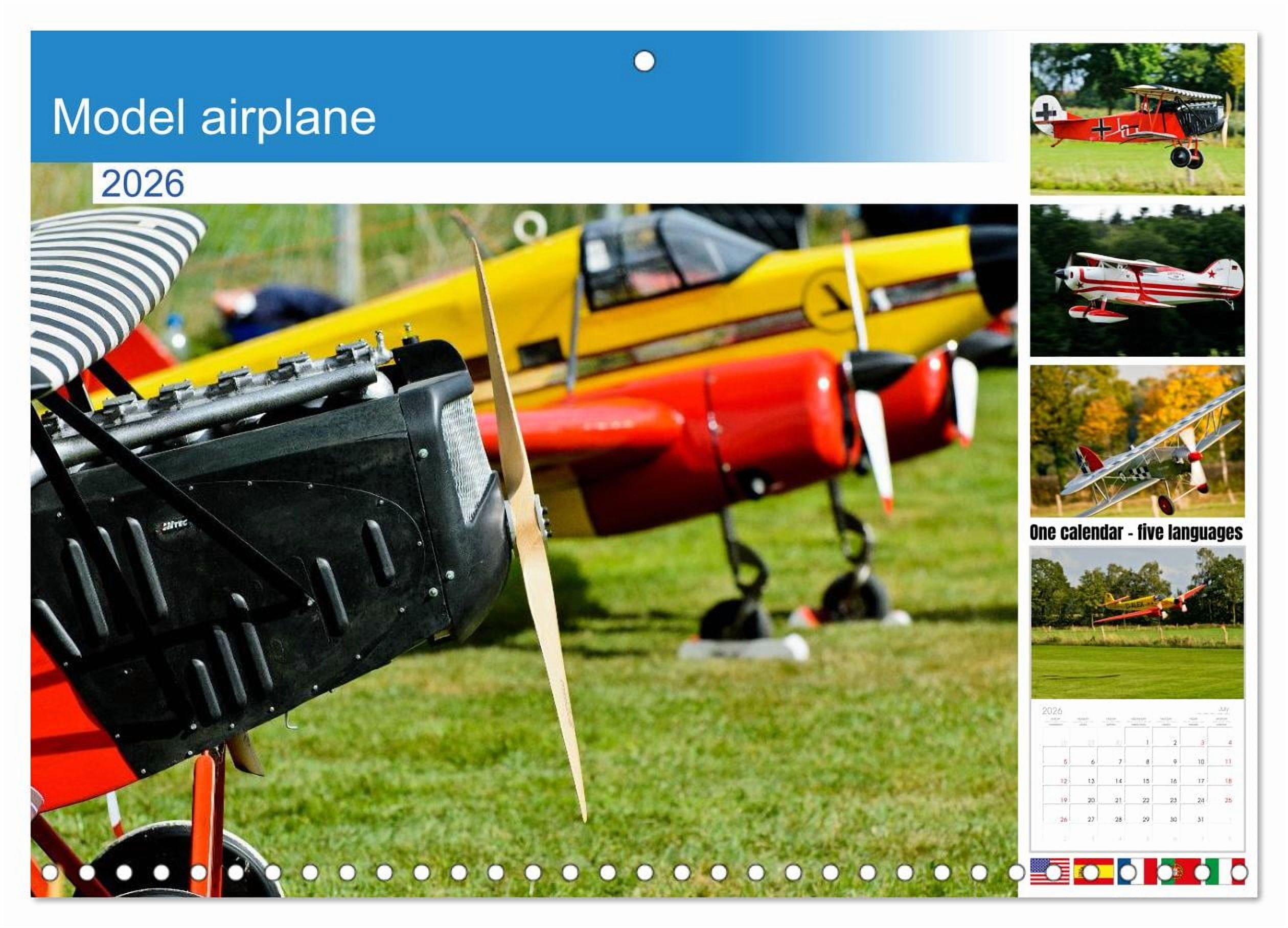 Model airplane (Monthly Wall Calendar 2026 11.7 x 16.5 (open ...