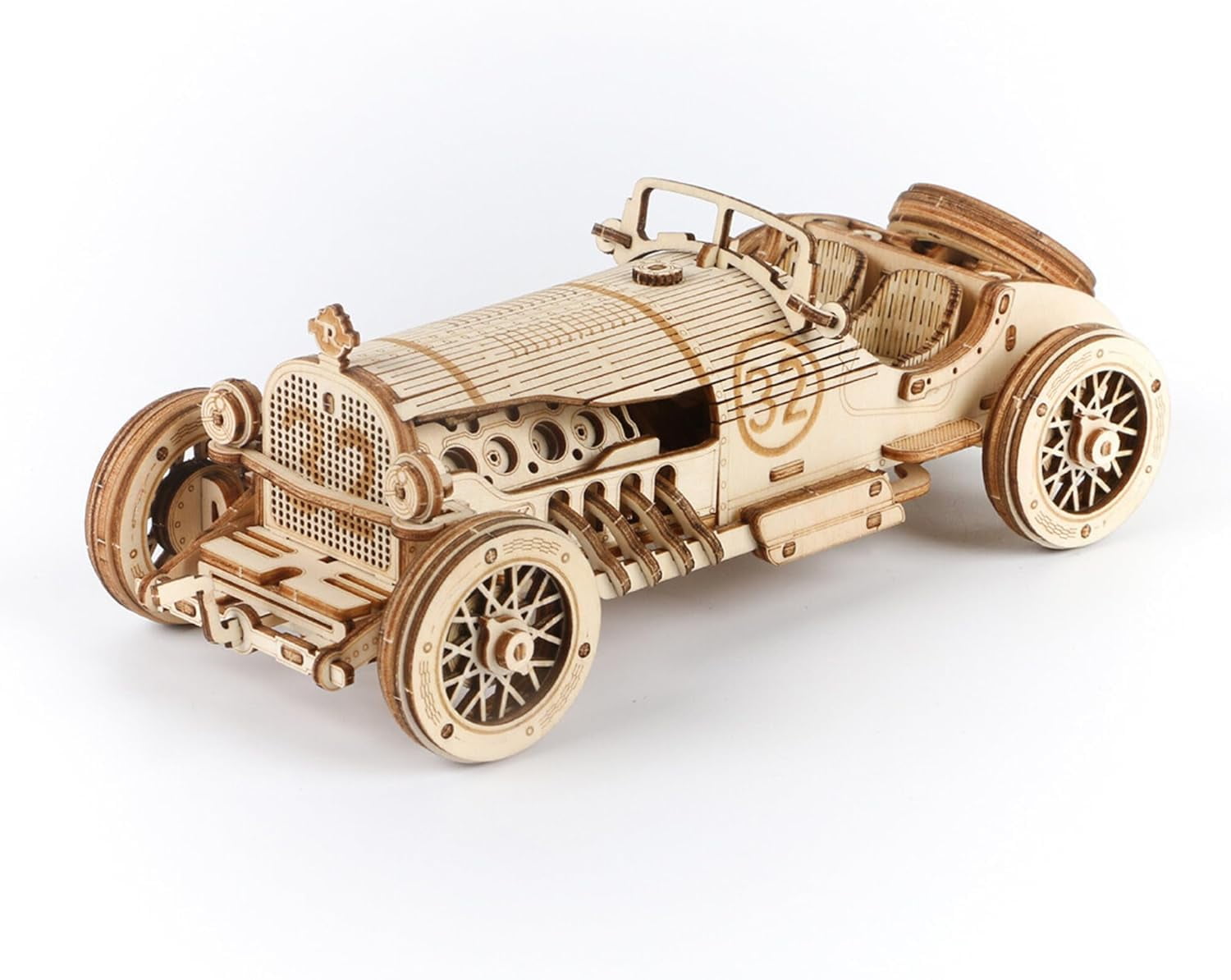 Model car kit wooden 3D jigsaw puzzle model assembly kit, suitable for ...