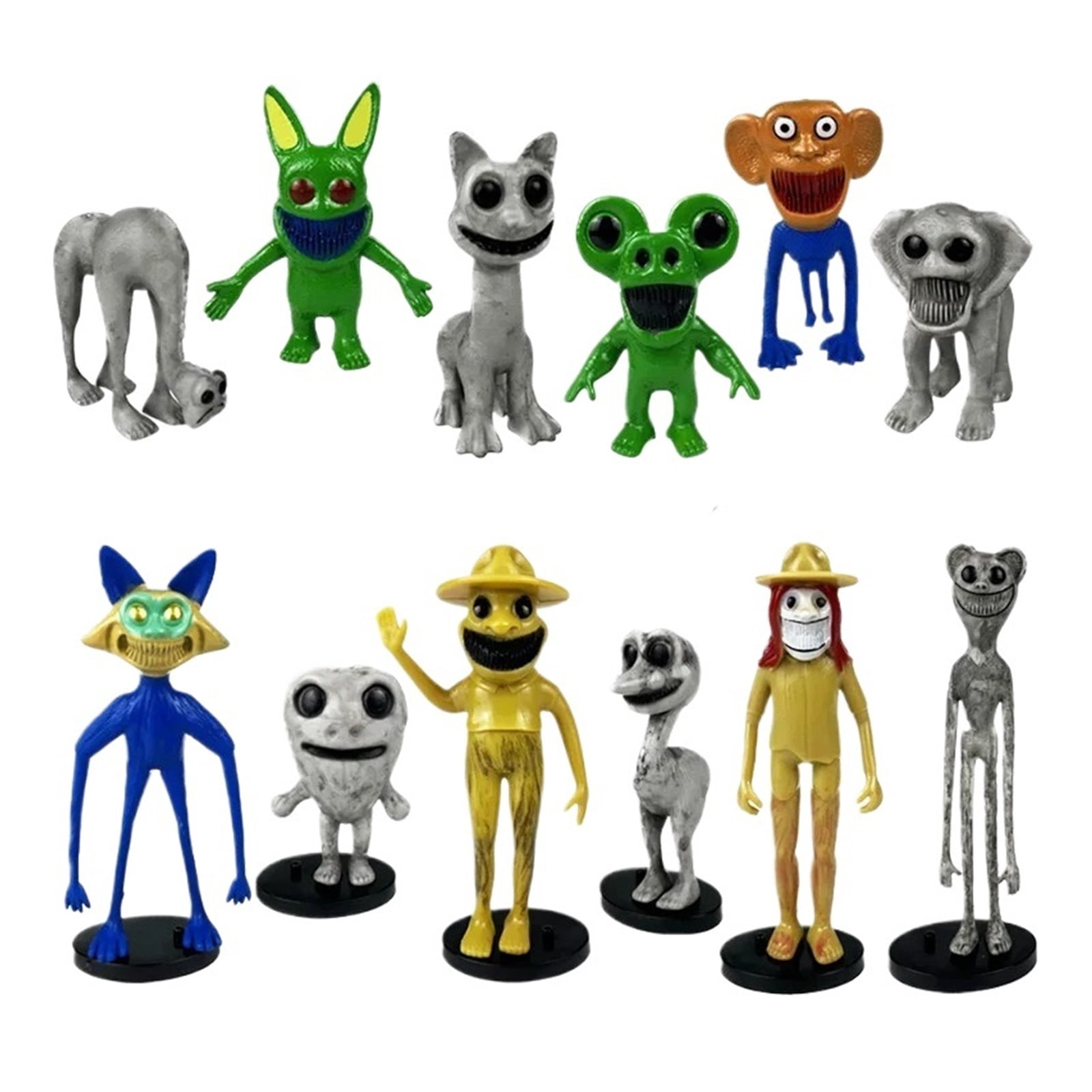 Model toy Monster Action Figures Pvc Model Toy Frog Fish Zookeeper ...