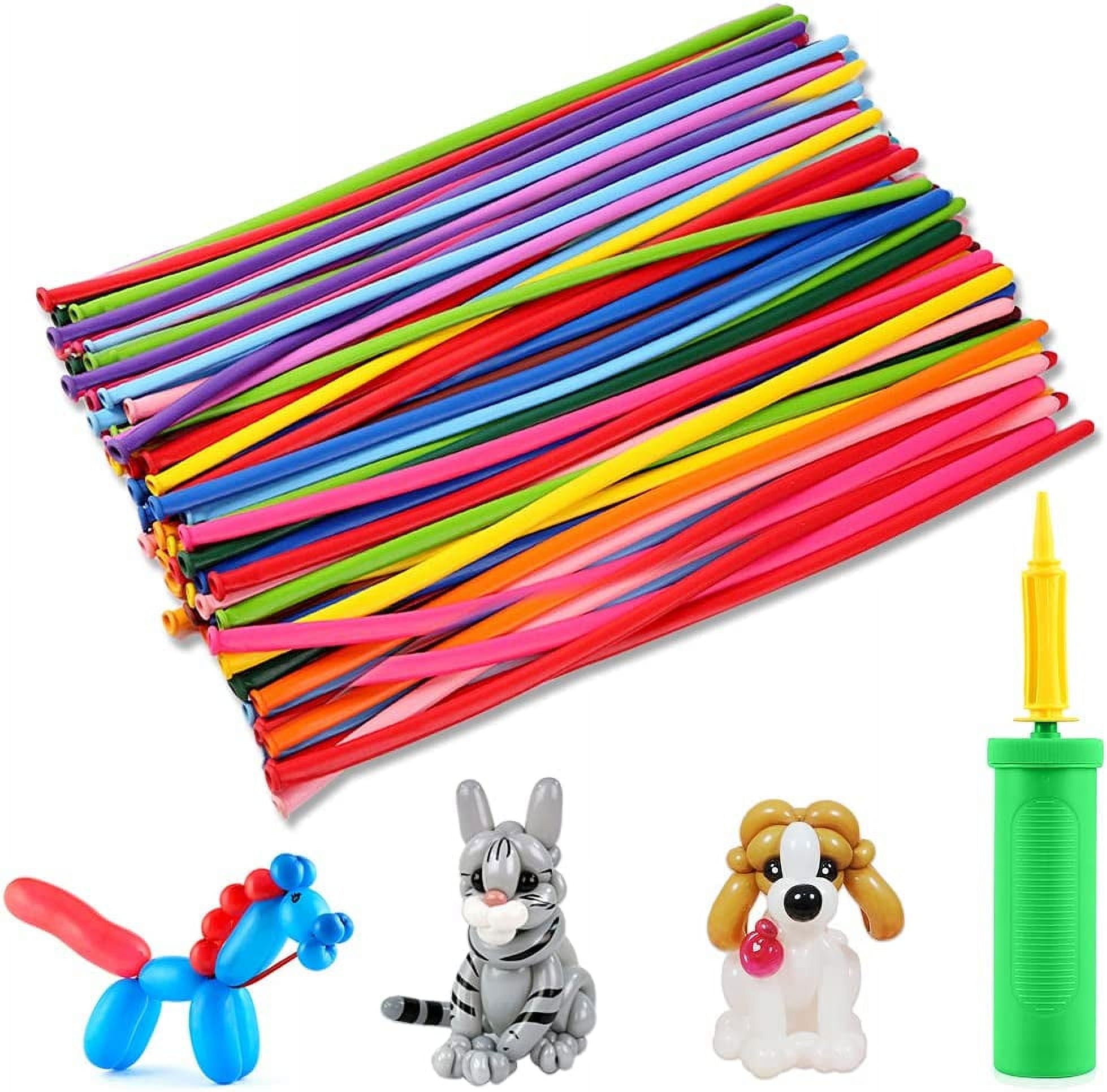 Modeling Balloons, 100pcs Long Colorful Balloons, Modeling Balloons ...