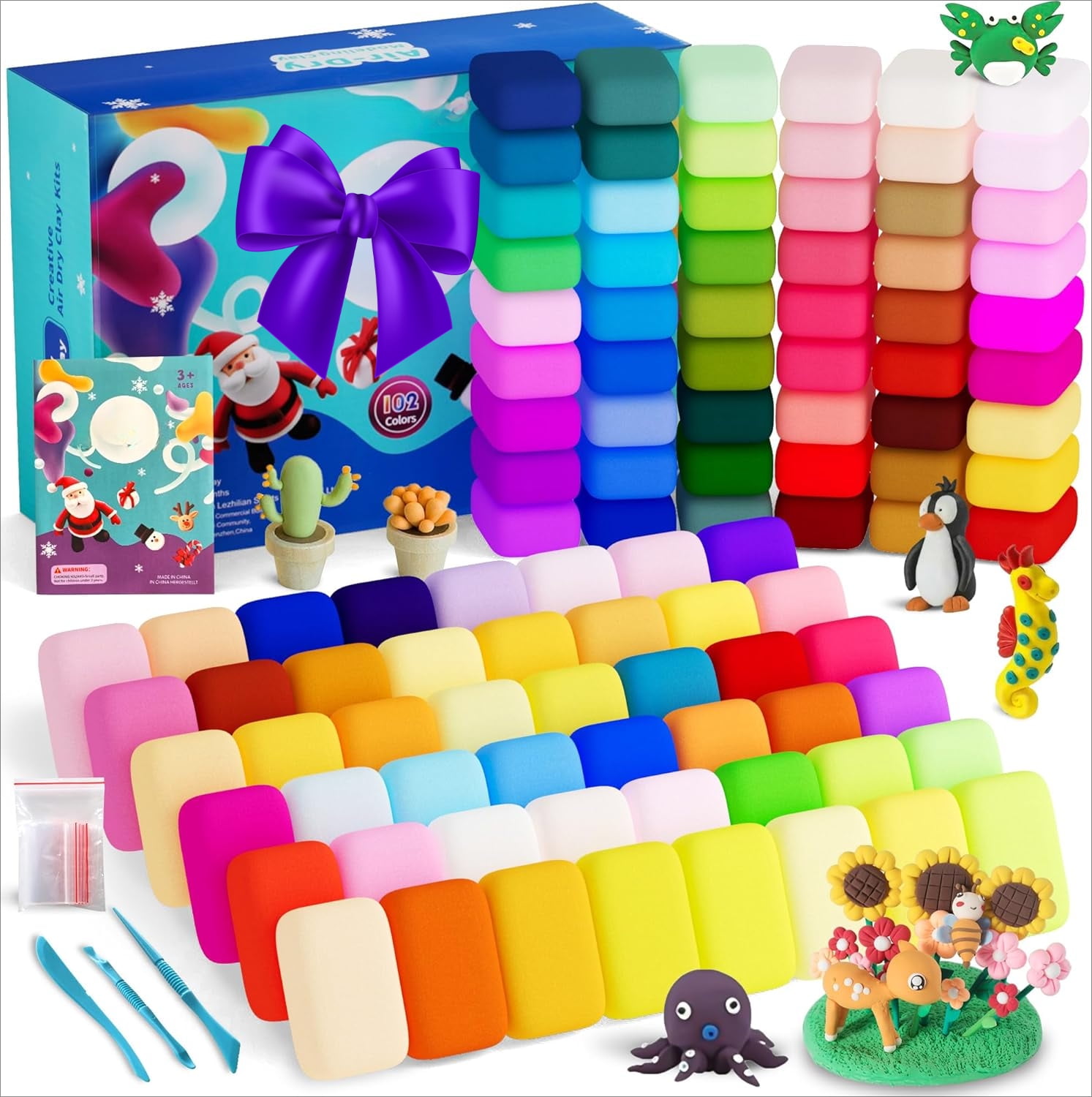 Modeling Clay, DIY Model Magic Clay, Modeling Clay Kit with Sculpting ...