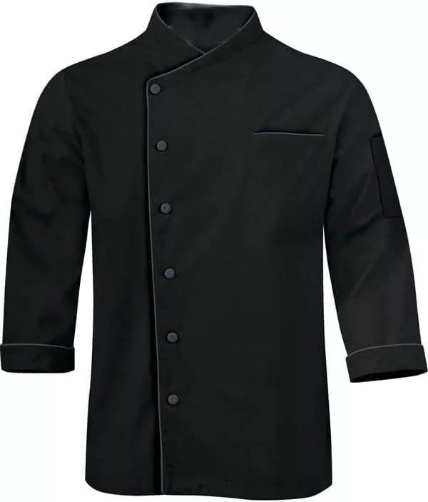 Modeling Men's 3/4 Sleeve Chef Coat Polycotton Uniform Jacket for Food ...