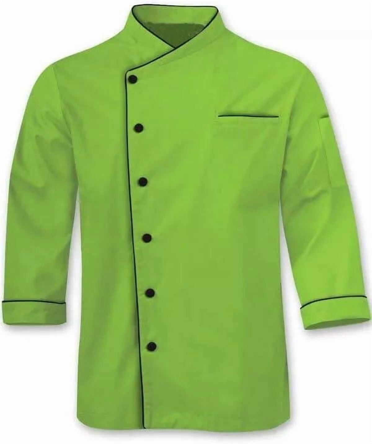 Modeling Men's 3/4 Sleeve Chef Coat Polycotton Uniform Jacket for Food ...
