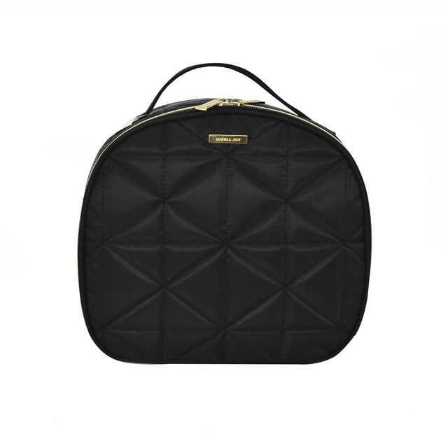 Modella Black 2 Piece Round Train Case - Walmart.com