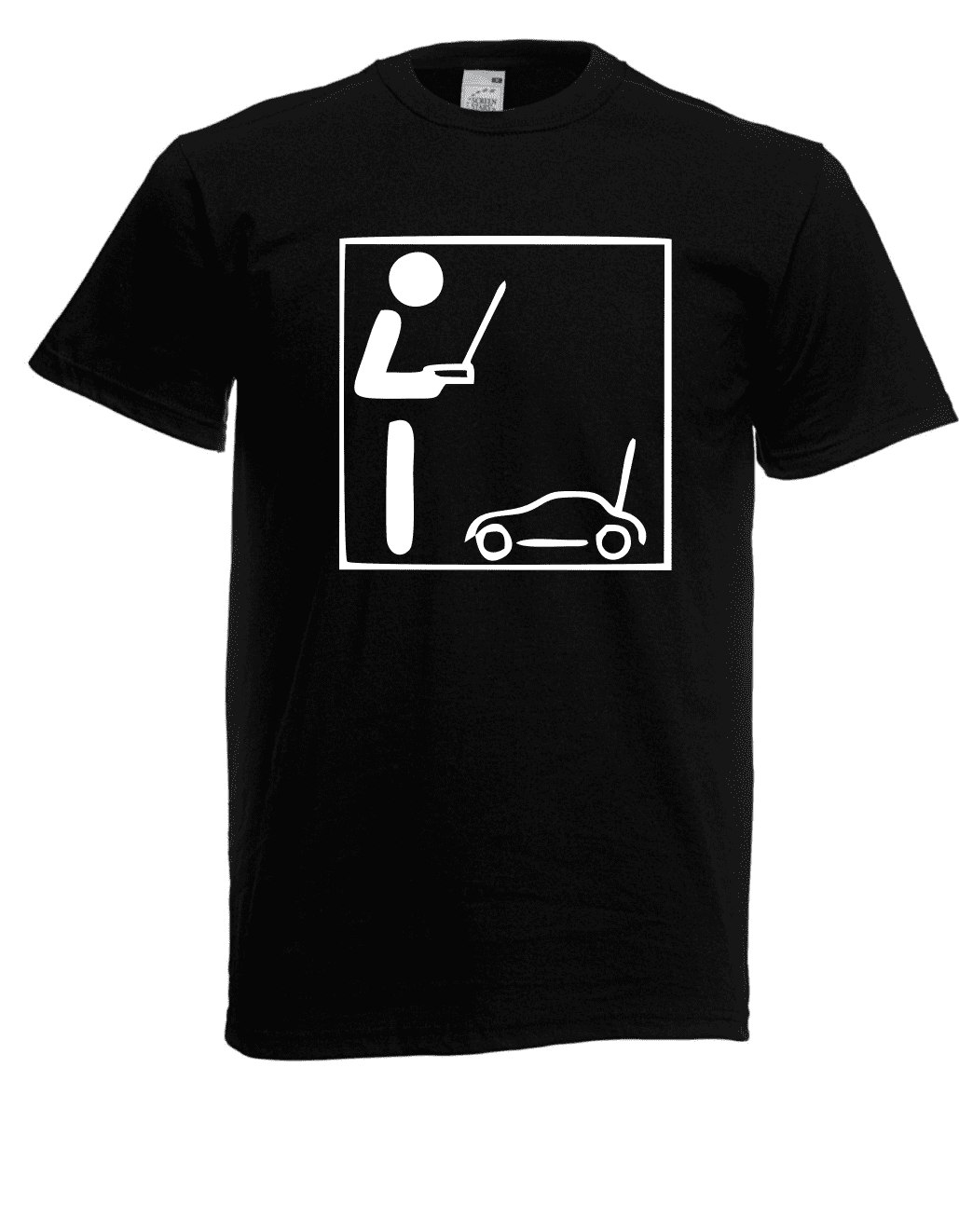 Modellauto Shirt Piktogramm Hobby Bastler Spruch Retro Tee - Walmart.com