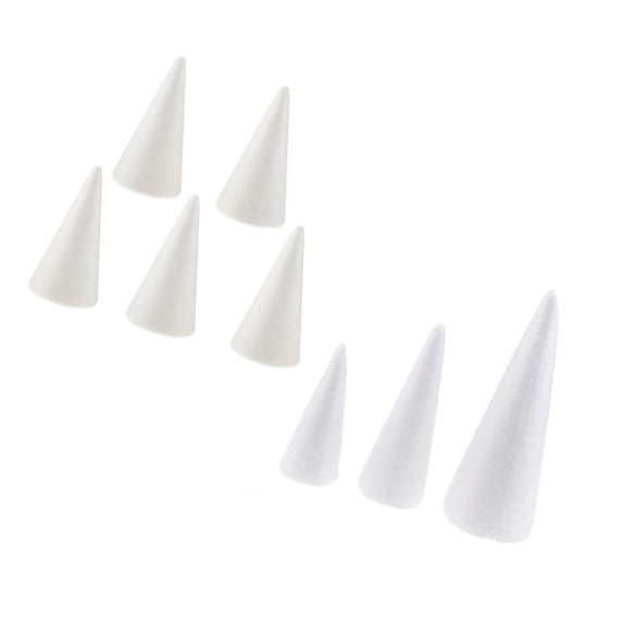 Modelling Polystyrene Foam Cone Shape Craft Ball for DIY Christmas ...