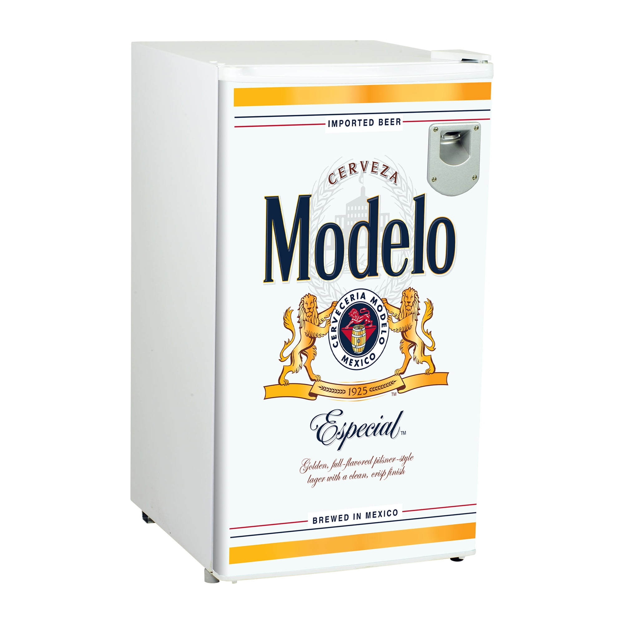 Free Shipping! Modelo Compact Fridge with Bottle Opener, 3.2 cu ft (90L ...